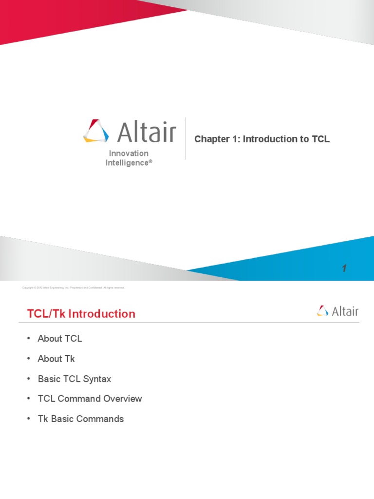 Introductionto TCL | PDF | Array Data Type | String (Computer Science)