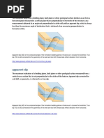 Apparent Dip | PDF | Microsoft Excel | United States Geological Survey