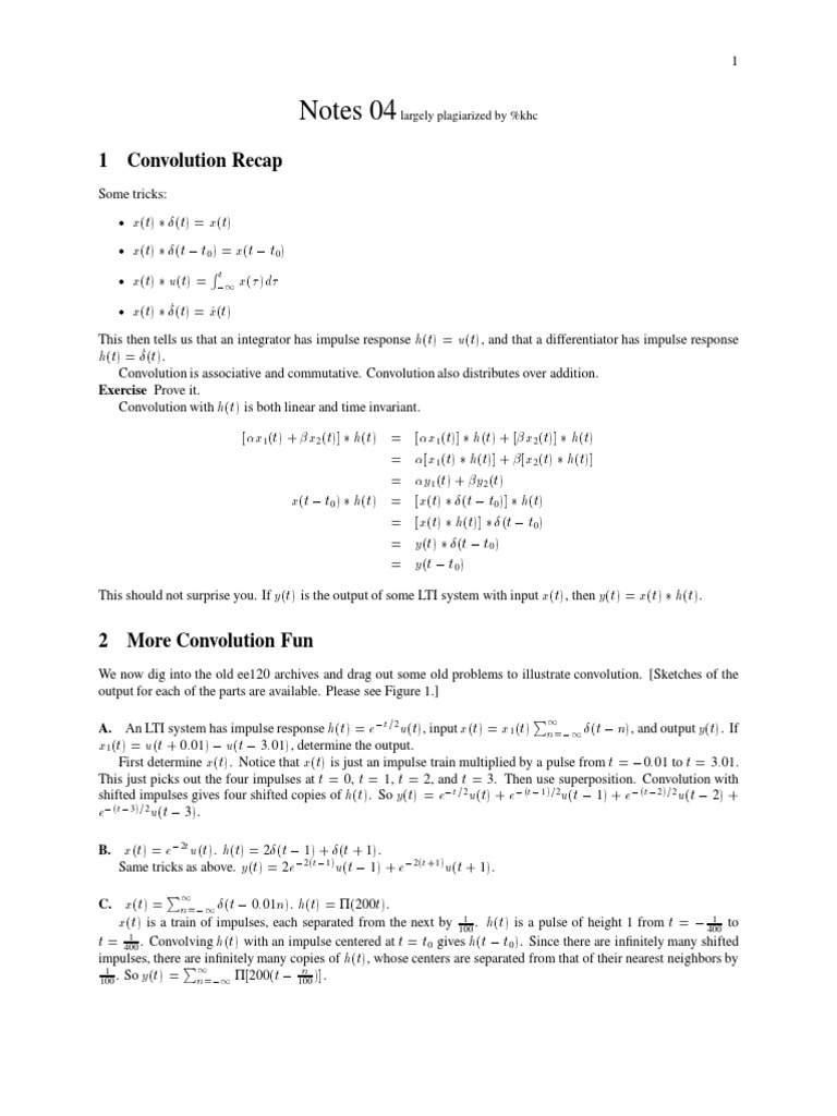 Quiz Convolution | PDF | Functions And Mappings | Teaching Mathematics
