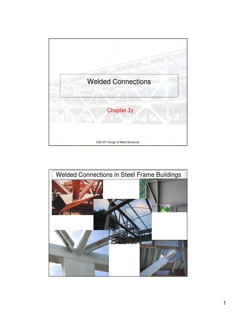 8-Welded Connectionsin PDF | PDF | Welding | Construction
