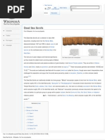 The Dead Sea Scrolls | PDF | Dead Sea Scrolls | Religious Texts