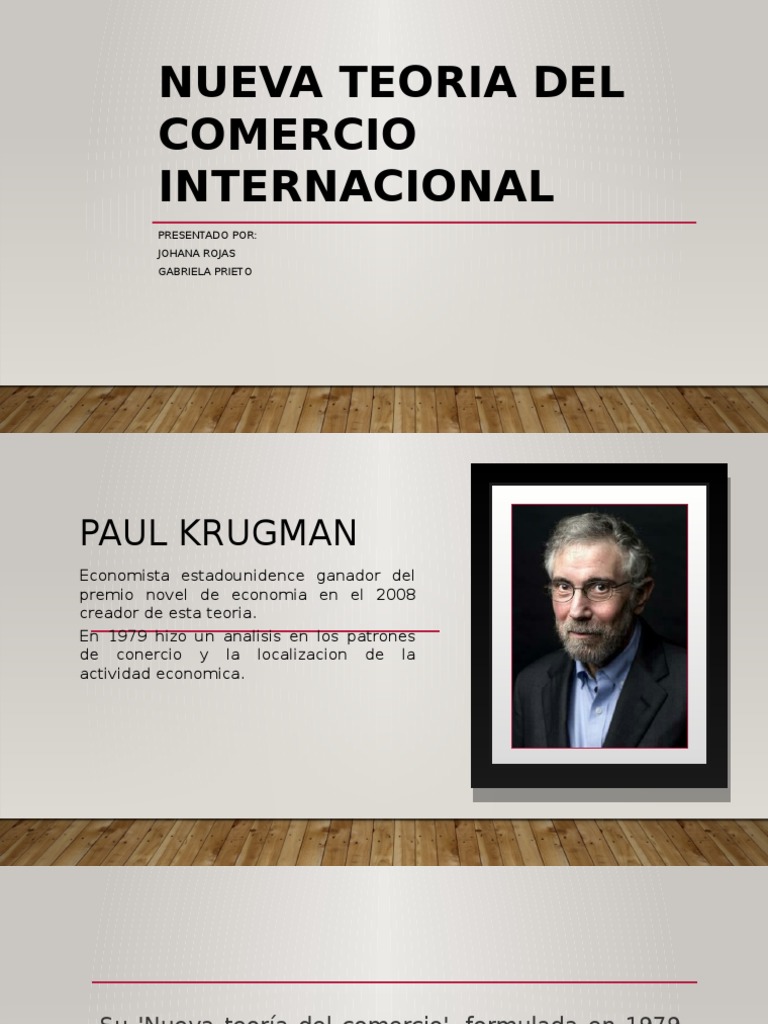 Nueva Teoria Del Comercio Internacional | PDF | Comercio | El comercio internacional