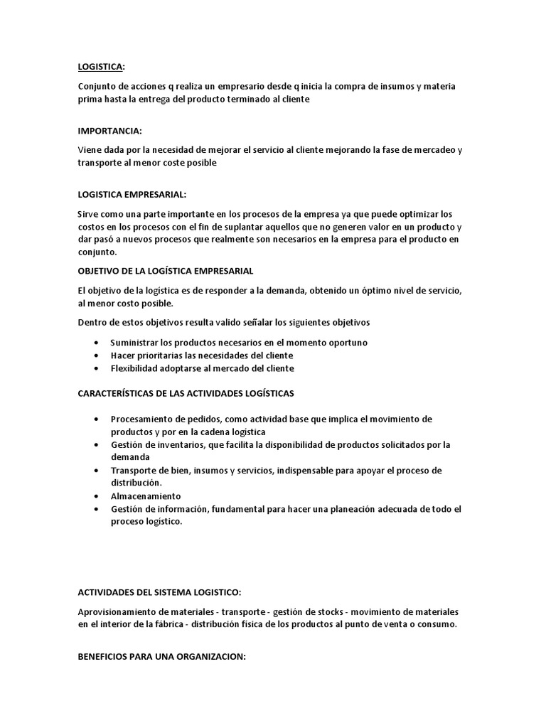 Proceso Ss | PDF | Logística | Ventas