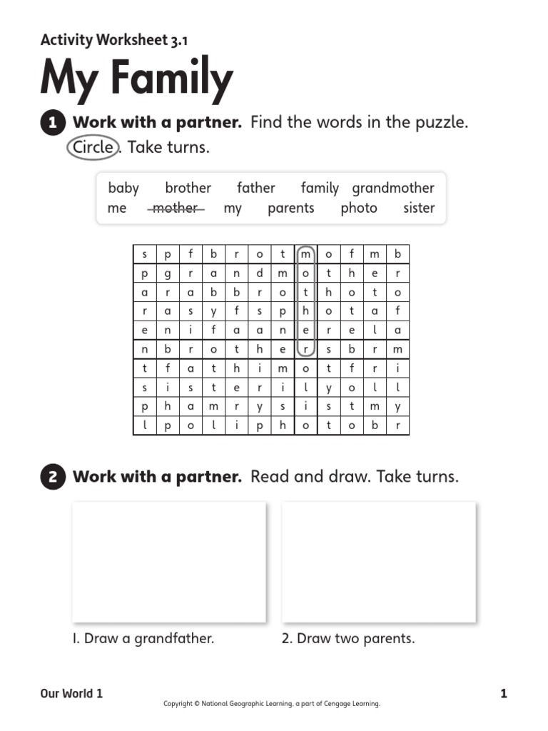 Our World 3 01 Worksheet | PDF