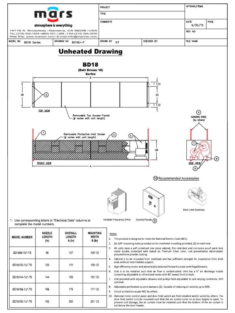 Bd18 Ficha Tecnica | PDF | Manufactured Goods | Nature