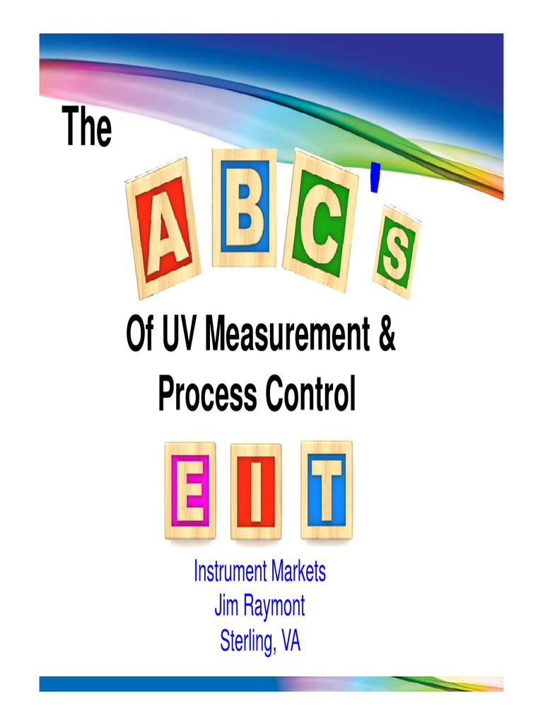 ABC's of UV Measurement and Process Control November 2012 | PDF ...