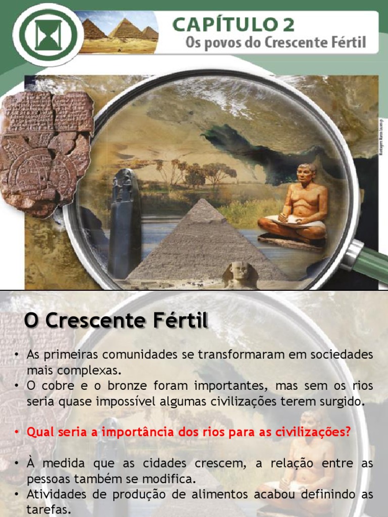 6 Ano Aula Cap 2 Os Povos Do Crescente Fertil | PDF | Antigo Egito ...