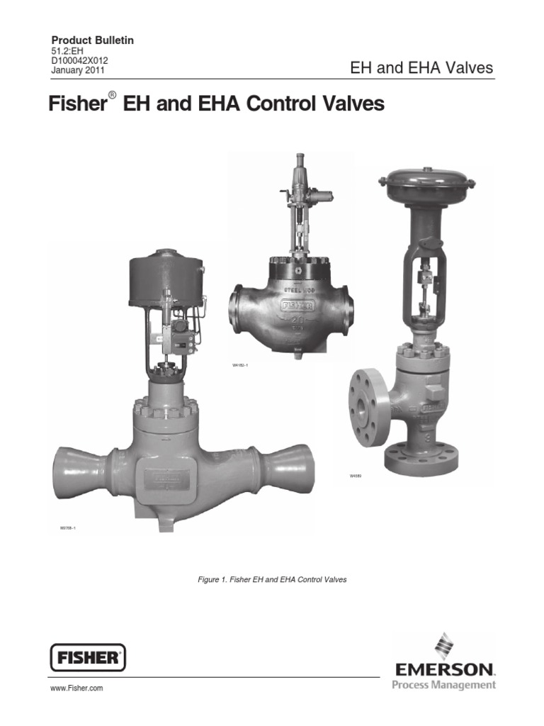 Fisher EH and EHA Control Valves Guide | PDF | Valve | Chemical Engineering