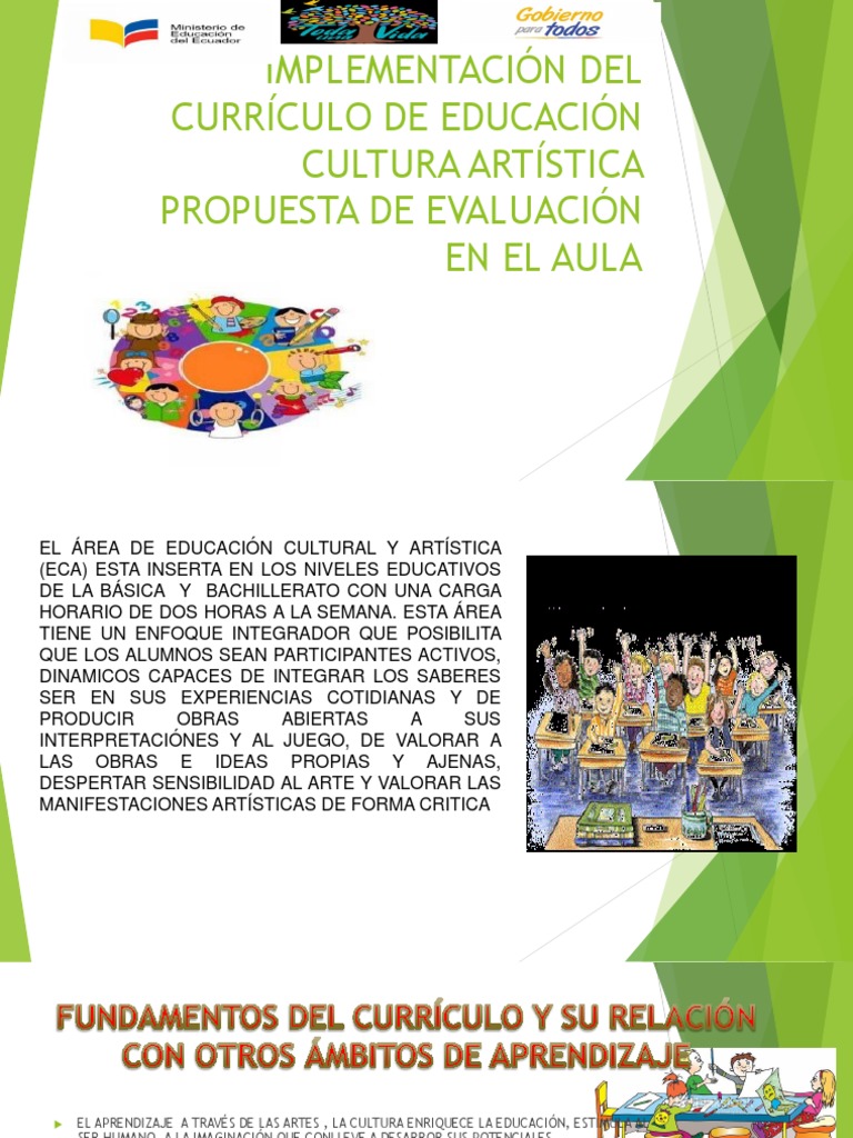 Exposicion Curriculo de Educacion Cultural y Artistica Propuesta de ...