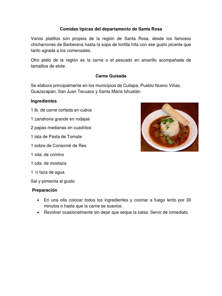 Comidas Típicas Del Departamento de Santa Rosa | Sopa de pollo | Cocina ...