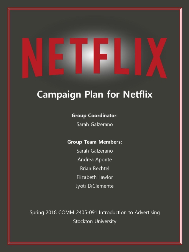 Netflix Advertising Campaign Analysis | PDF | Netflix | Advertising