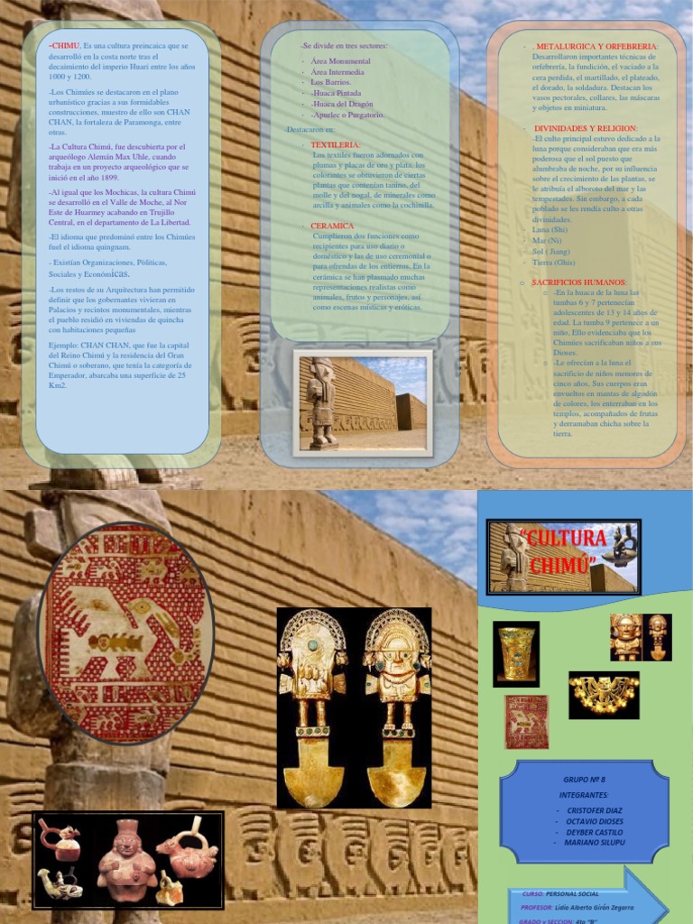 Triptico Cultura Chimu | PDF | Cultura (general)