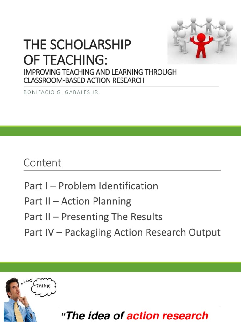 Action Research PArt 1 | PDF | Action Research | Teachers