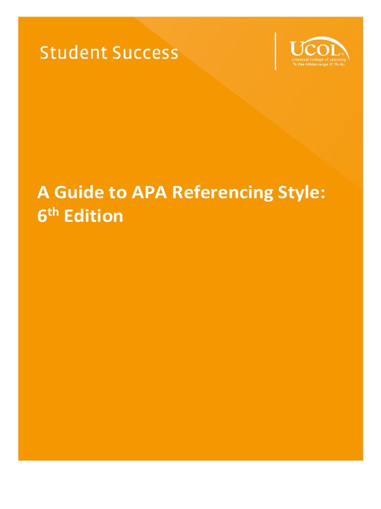 APA Guide 2017 PDF | PDF | Citation | Digital Object Identifier