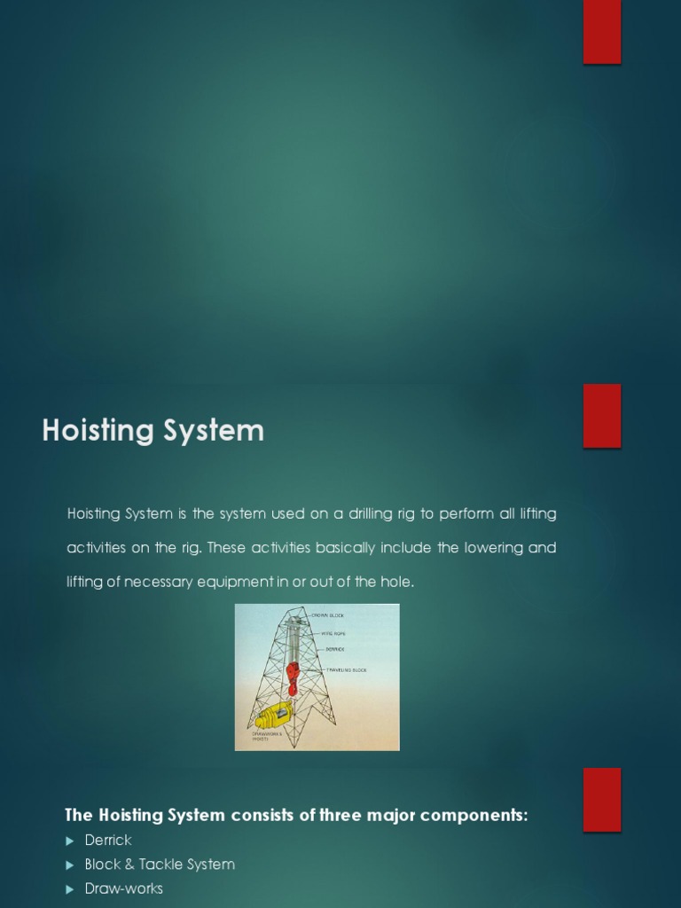 An Overview of Hoisting Systems on Drilling Rigs: Components ...