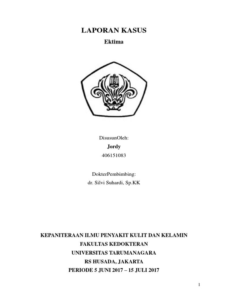 Laporan Kasus Ektima | PDF