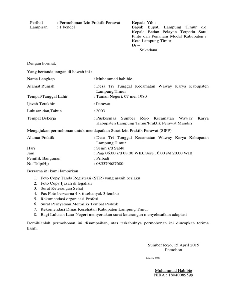 Surat Buat Sik Dan Sipp | PDF