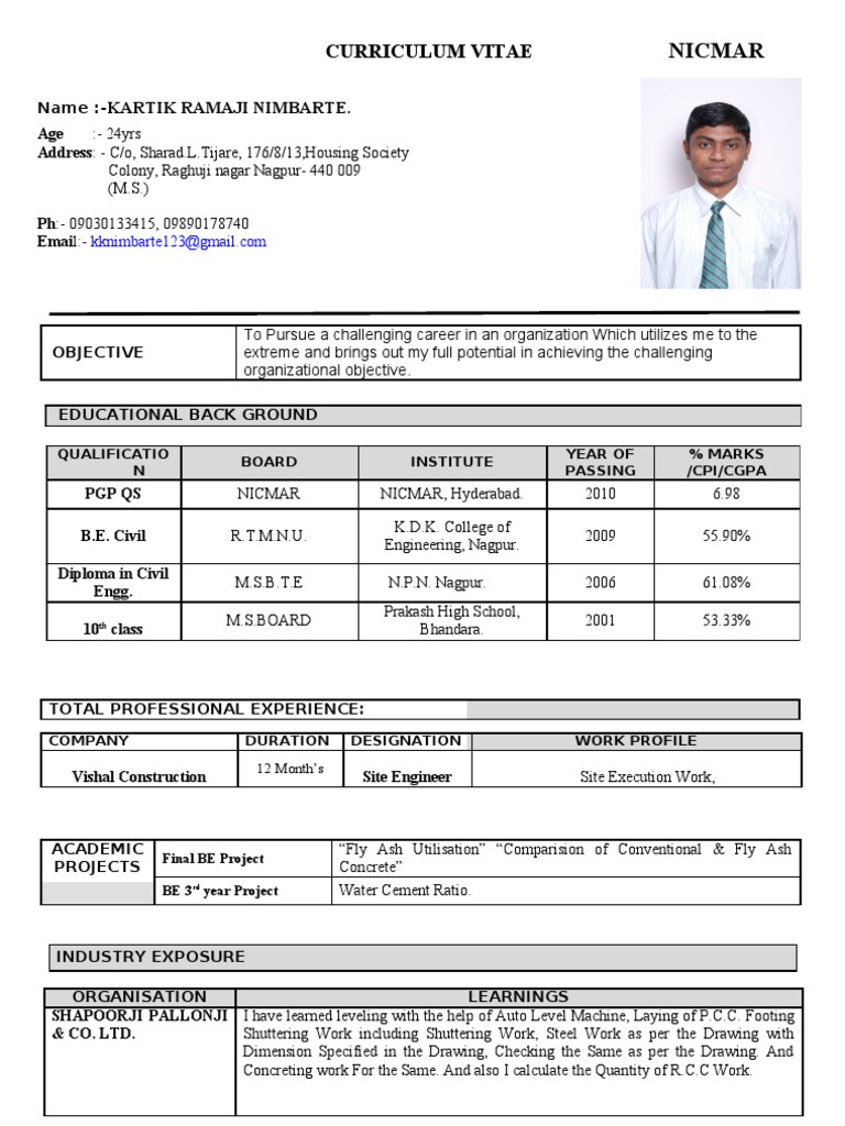 Kartik Resume | PDF | Engineering