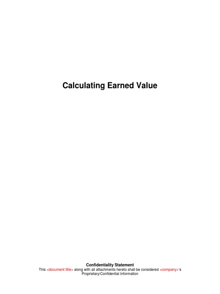 Calculating Earned Value | PDF | Variance | Teaching Mathematics