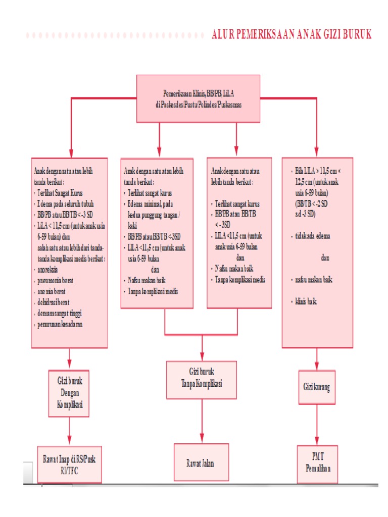 Alur Pemeriksaan Dan Tatalaksana Gizi Buruk | PDF