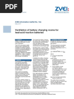 Battery Room Ventilation | PDF | Hydrogen | Ventilation (Architecture)