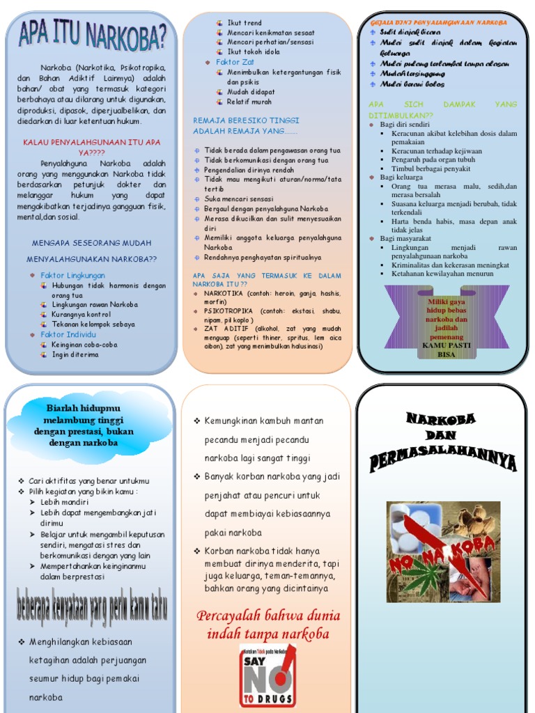Leaflet Narkoba