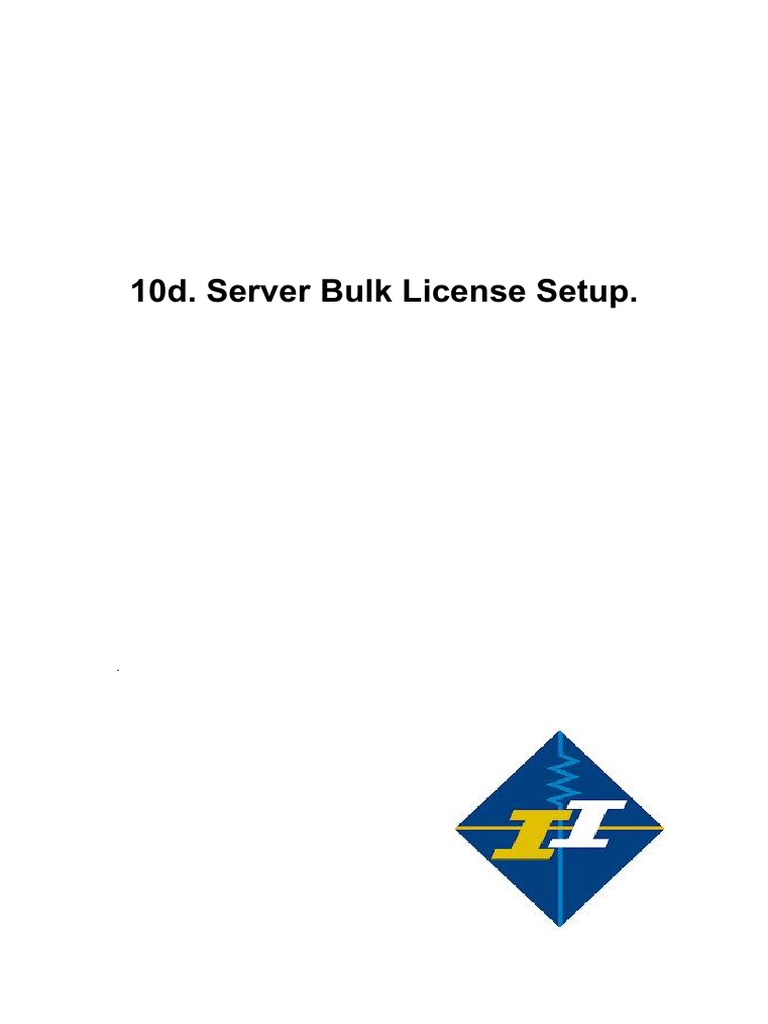 Bulk Server License | PDF