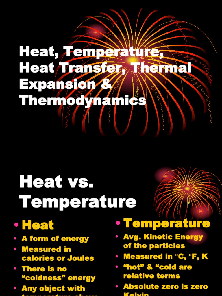 Heat vs. Temperature Explained | PDF | Heat | Latent Heat