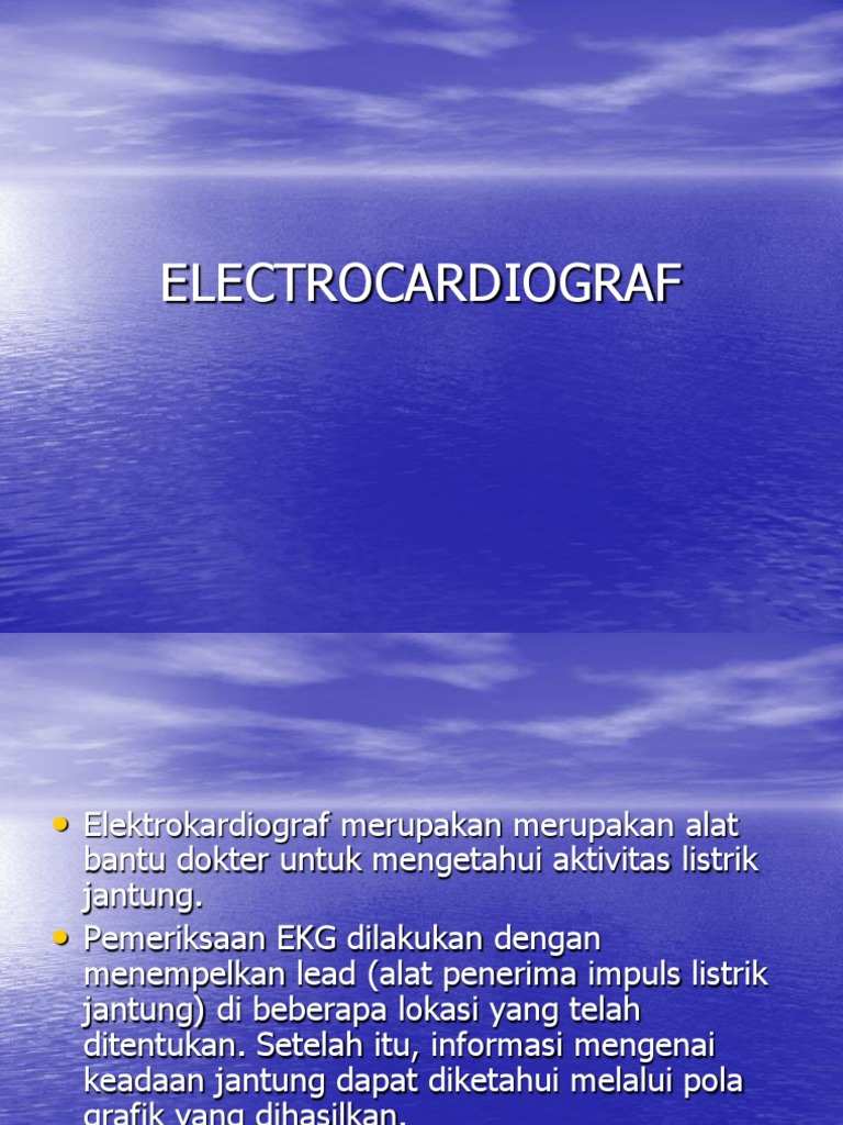 EKG Dan BGA | PDF | Metode & Bahan Ajar | Sains & Matematika