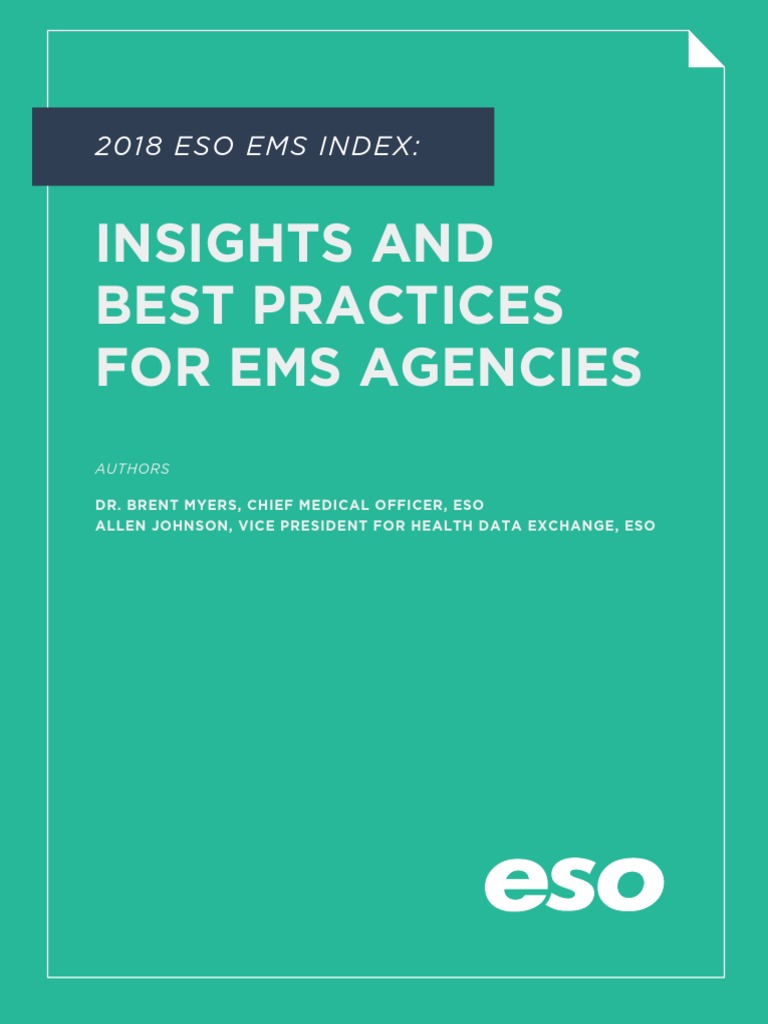 ESO EMS Index 2018 | PDF | Stroke | Electronic Health Record