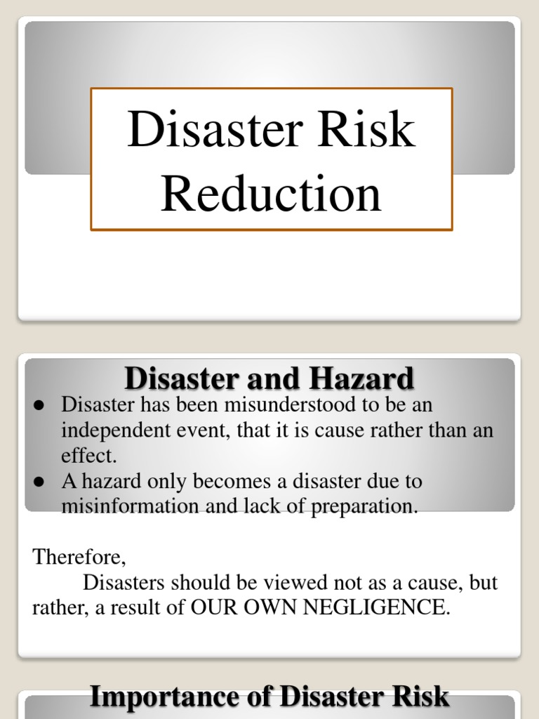 DRRM | Emergency Management | Hazards