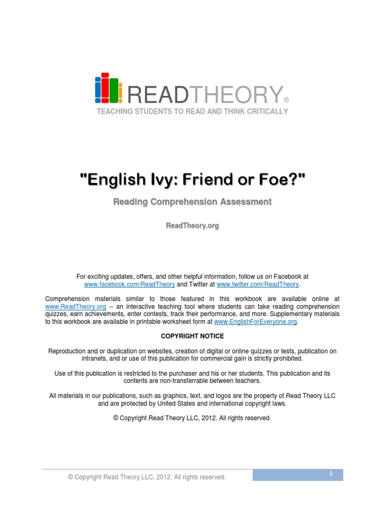 Grade - 11 Reading Comprehension HS | PDF | Reading Comprehension ...