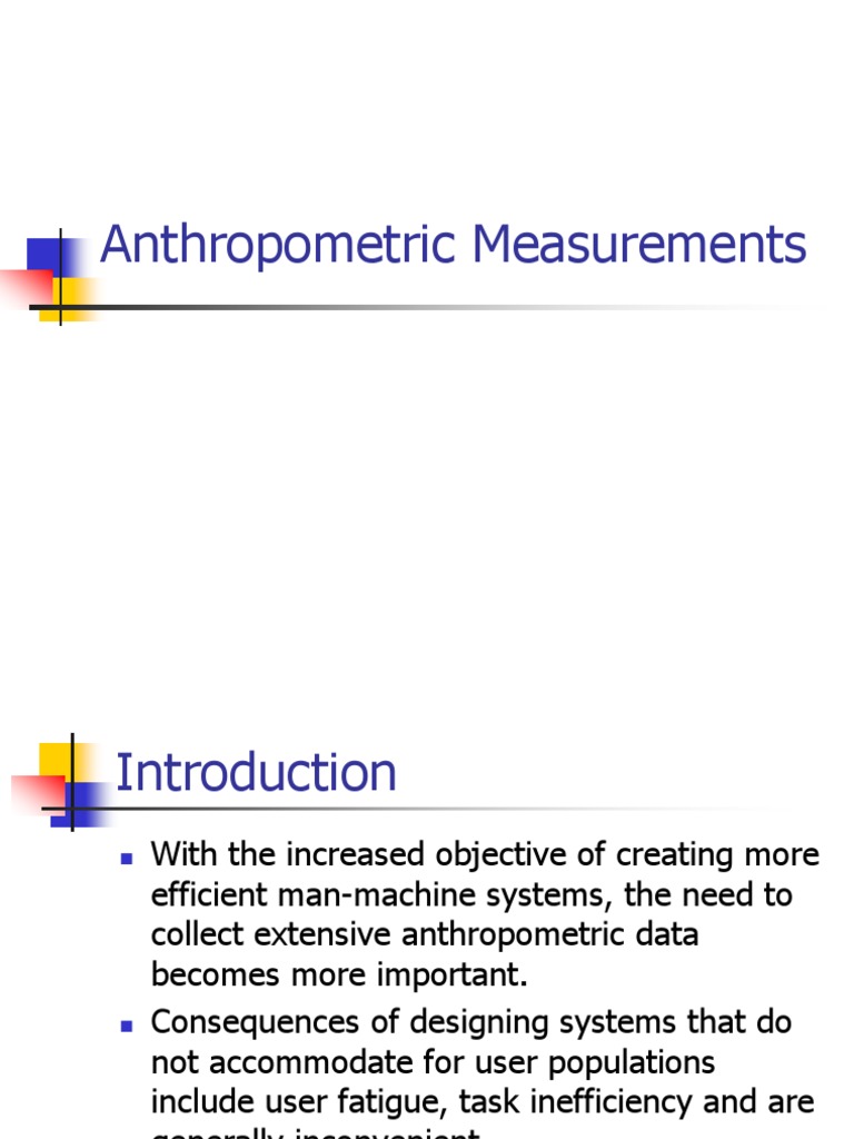 Anthropometric Measurements 2 | PDF | Anthropometry | Length
