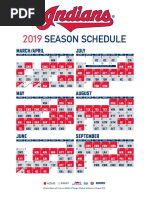 Cleveland Guardians 2026 Schedule | PDF