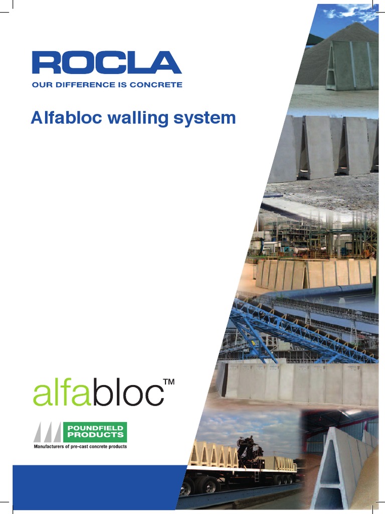Rocla Alfabloc Brochure | PDF | Elevator | Wall