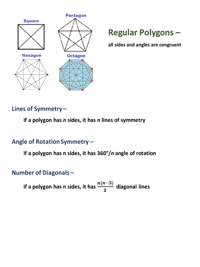 Regular Polygons | PDF