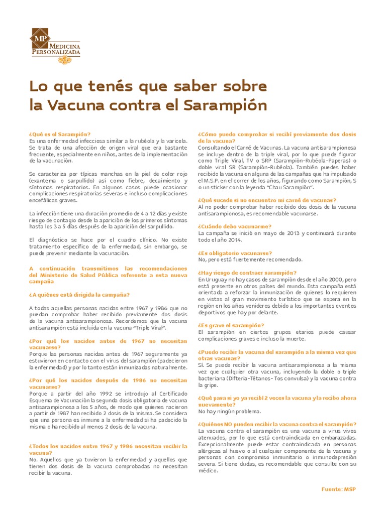 sarampion.pdf | Sarampión | Virus