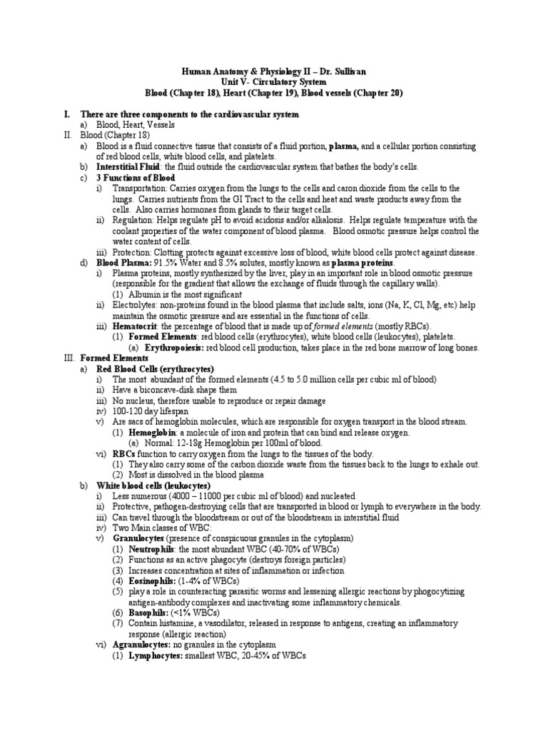 Unit V Lecture Notes | Download Free PDF | Heart Valve | Heart Unit V Lecture Notes | Download Free PDF | Heart Valve | Heart