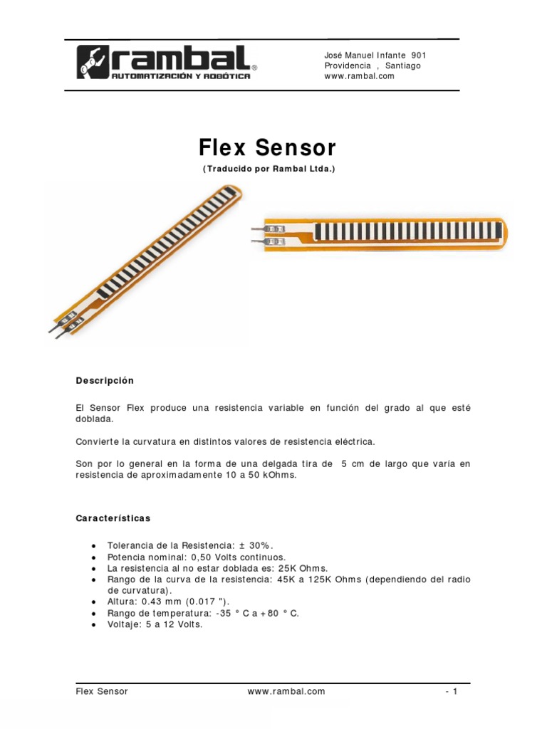 Flex Sensor | PDF