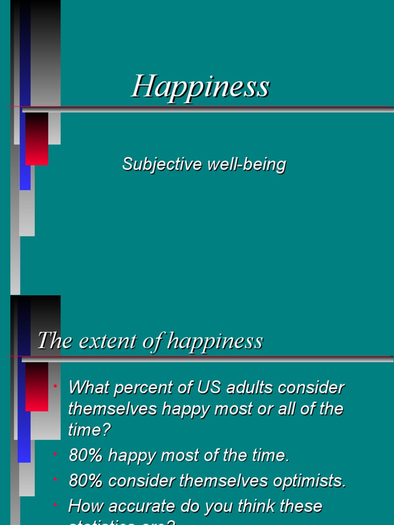 Happiness | PDF | Optimism | Extraversion And Introversion
