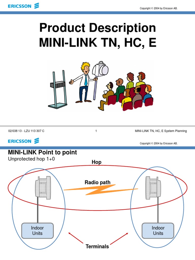 Mini Link TN XPIC 1+1, 1+0, Sub-Bands, Radio Unit, Outdoor, Channel Spacing | PDF | Radio ...
