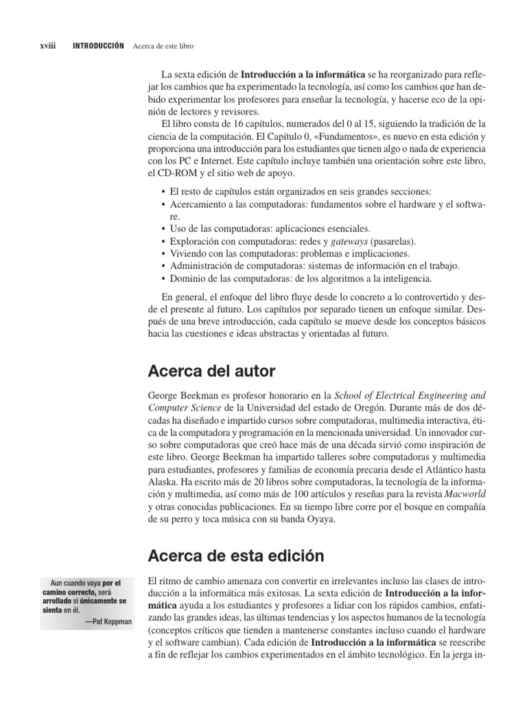 Introduccion A La Informatica | PDF | Ciencias de la Computación ...
