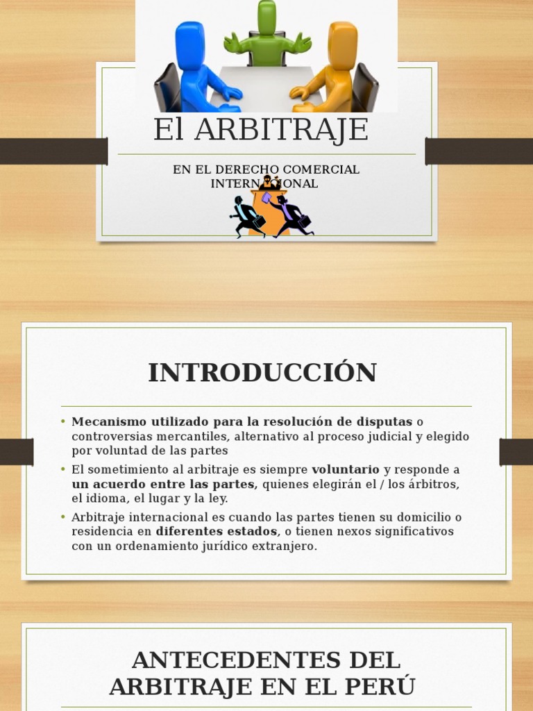 El Arbitraje | PDF | Arbitraje | Constitución