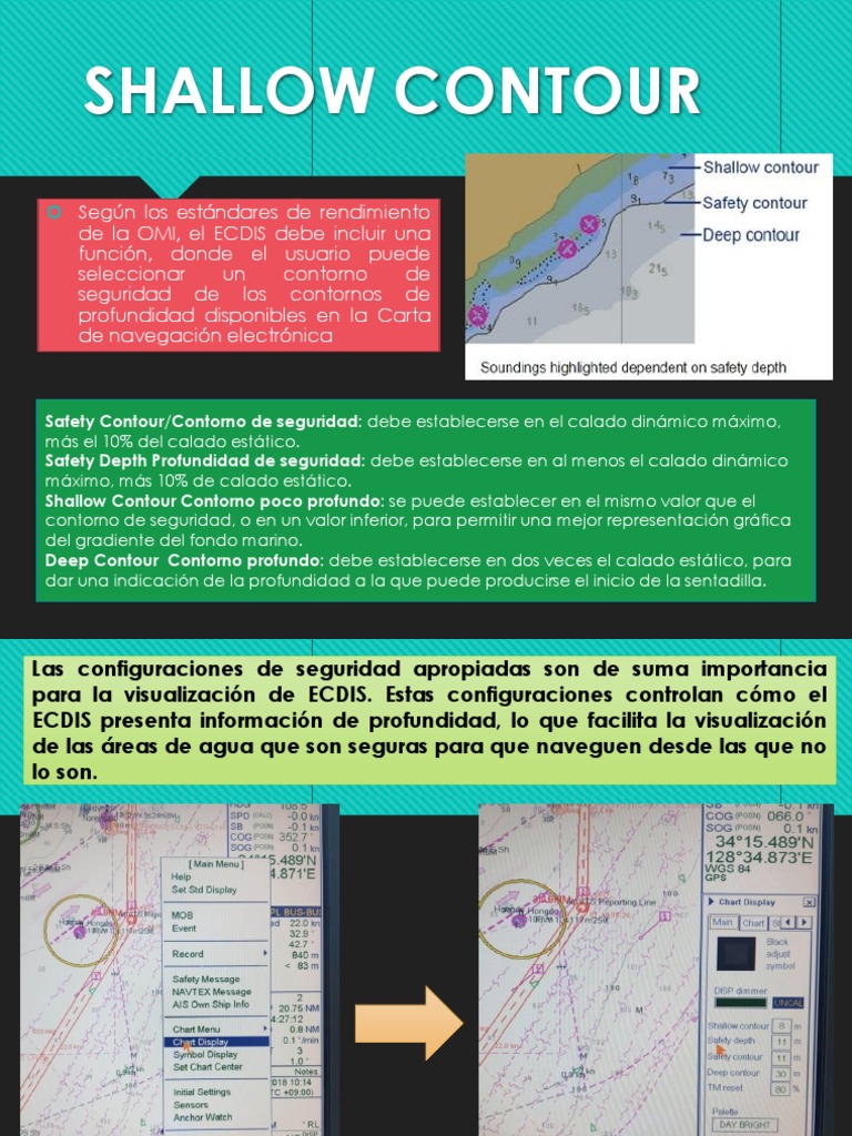 Shallow Contour-Ecdis | PDF | Barcos | Agua