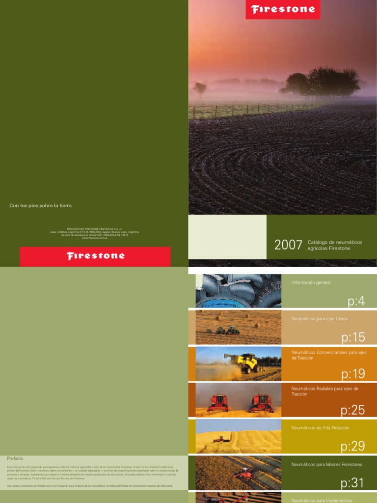 Firestone PDF | PDF | Neumático | Ingeniería mecánica