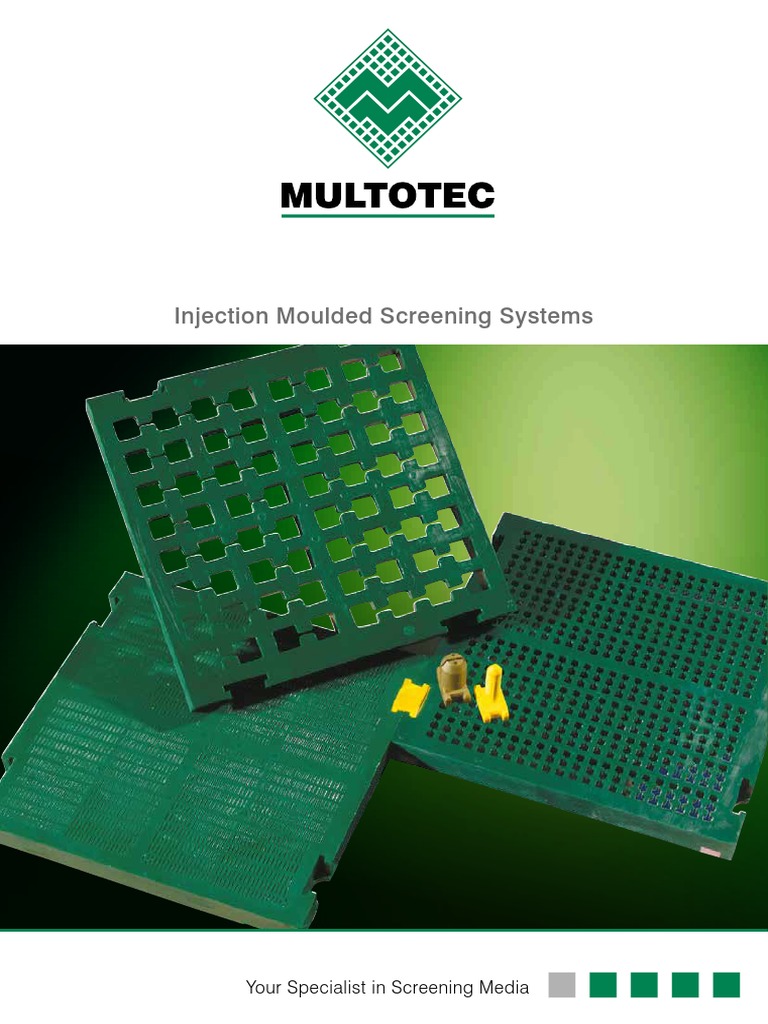 Injection Moulded Screening Solutions | PDF | Equipment | Manufactured ...