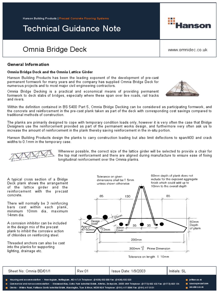 Bridge Deck PDF | PDF | Precast Concrete | Concrete
