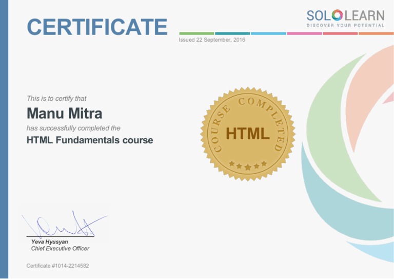 Html Fundamentals Pdf 