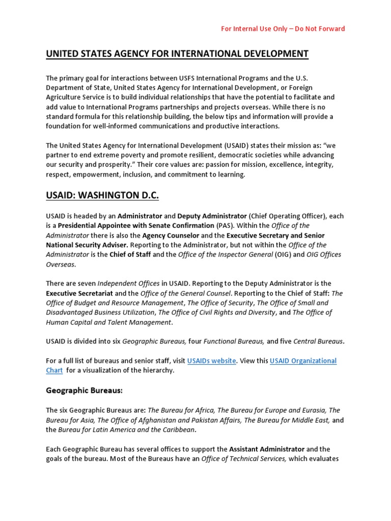 USAID | PDF | United States Agency For International Development ...