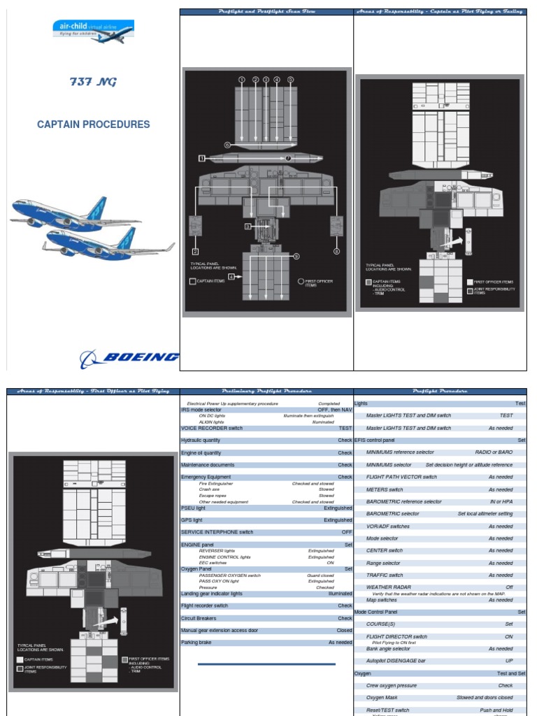 737 ACH CPT Procedures 10x21 PDF | PDF | Takeoff | Flap (Aeronautics)